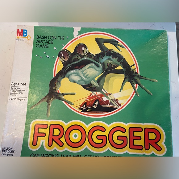 Toys | 1981 Sega Frogger Board Game Based On The Video Arcade Game By ...